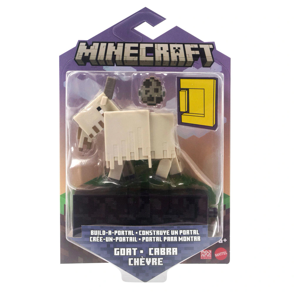 Minecraft Goat Build-a-Portal Series 1 Figure | Minecraft Merch