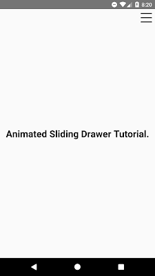 React Native Custom Animated Sliding Drawer Example | SKPTRICKS