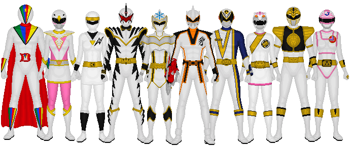 Tatisatsu -: TOP 5 - Os Whites de Super Sentai
