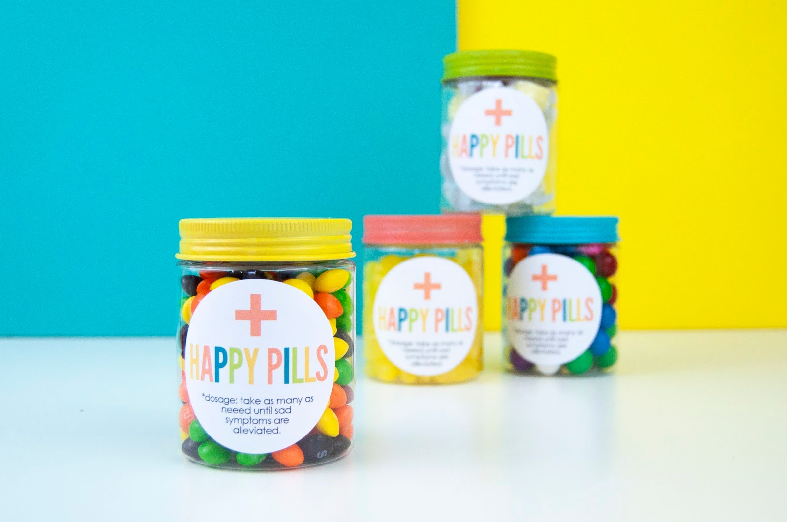 Happy Pills Candy Jars DIY | Jen Gallacher