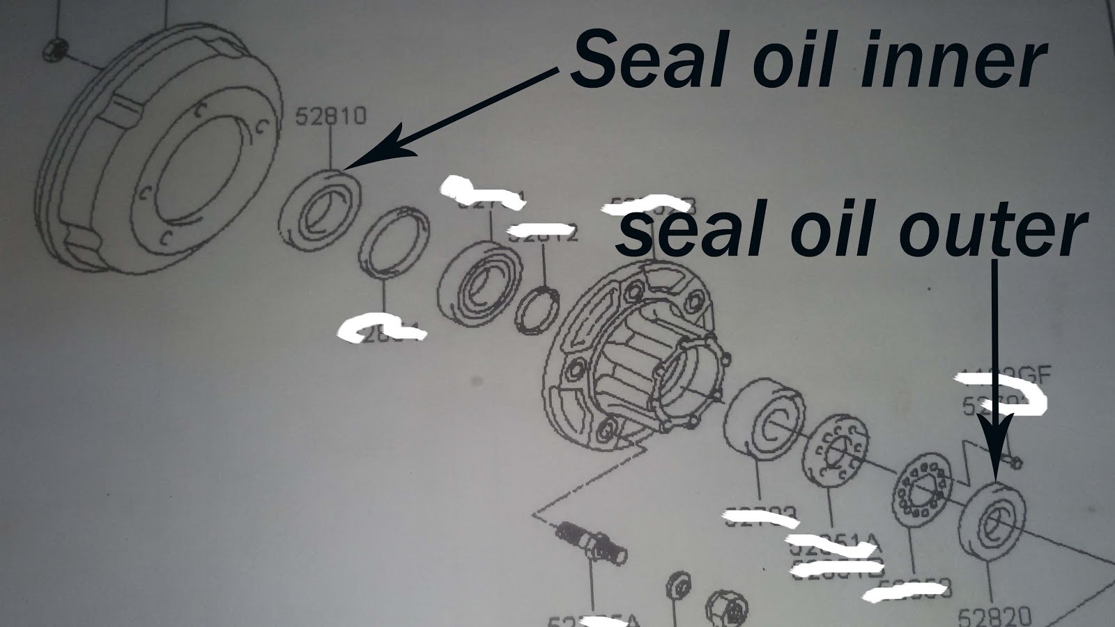Seal Oil roda truk hyundai - Solusi Truk Hyundai Anda
