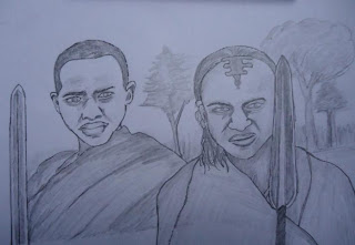 Pencil Sketches & Painting : Pencil Drawings of TRIBE