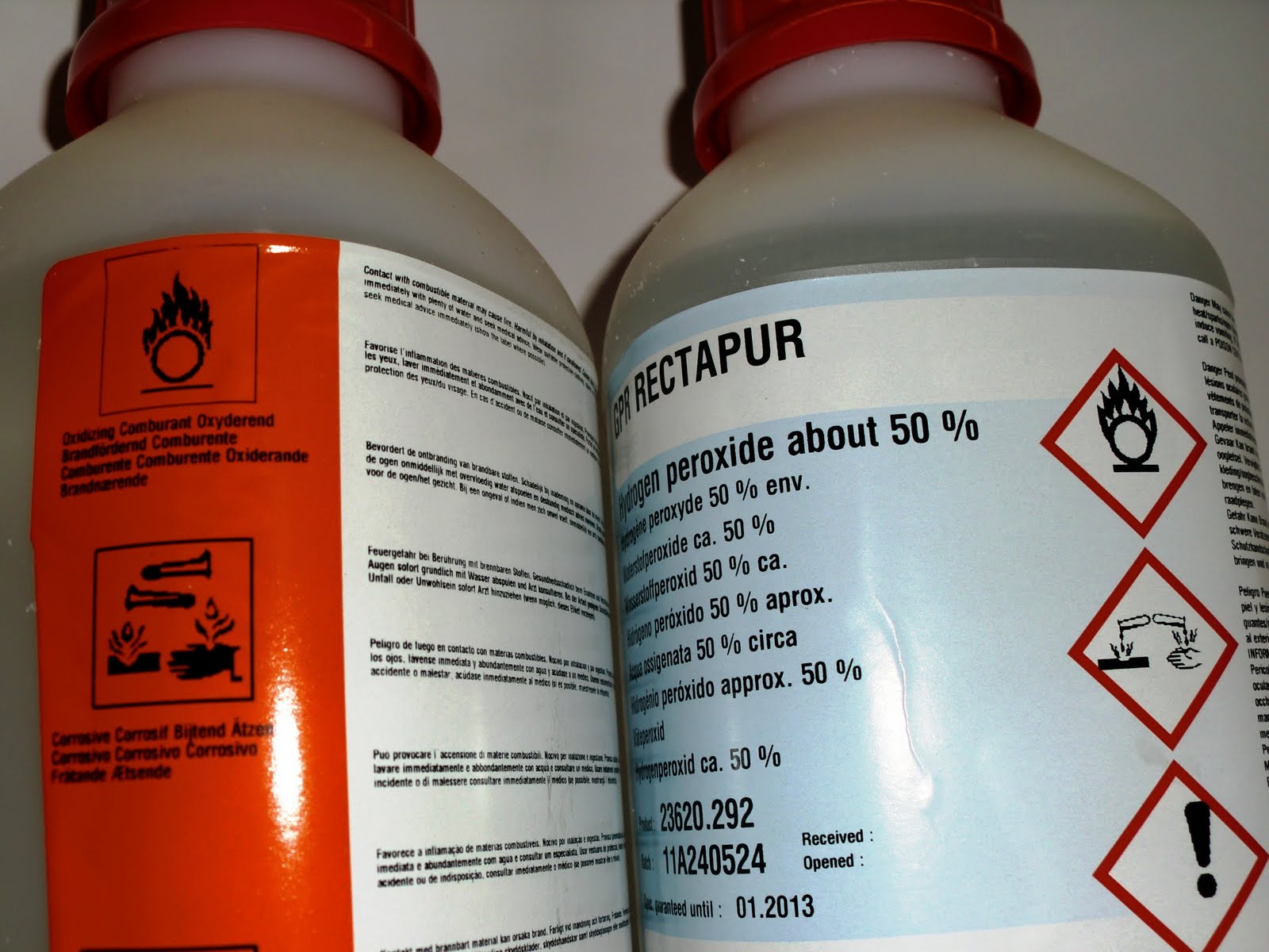 HIGIENE I ALIMENTS: Nuevo etiquetado en los productos químicos