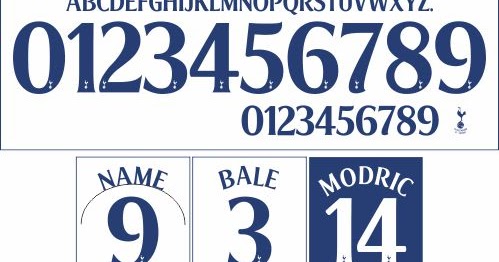Tottenham Hotspur Font
