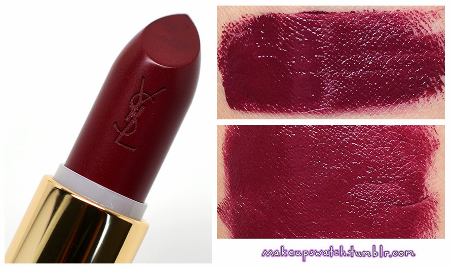 makeup: Yves Saint Laurent Rouge Pur Couture No. 54 Prune Avenue
