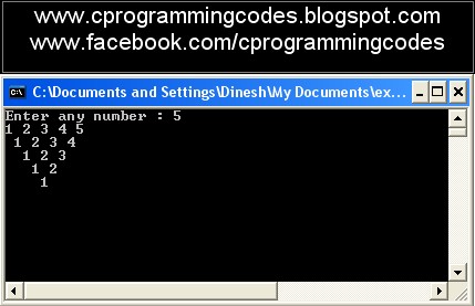 C Programming | Computer | Ms-Excel: Number Pyramid
