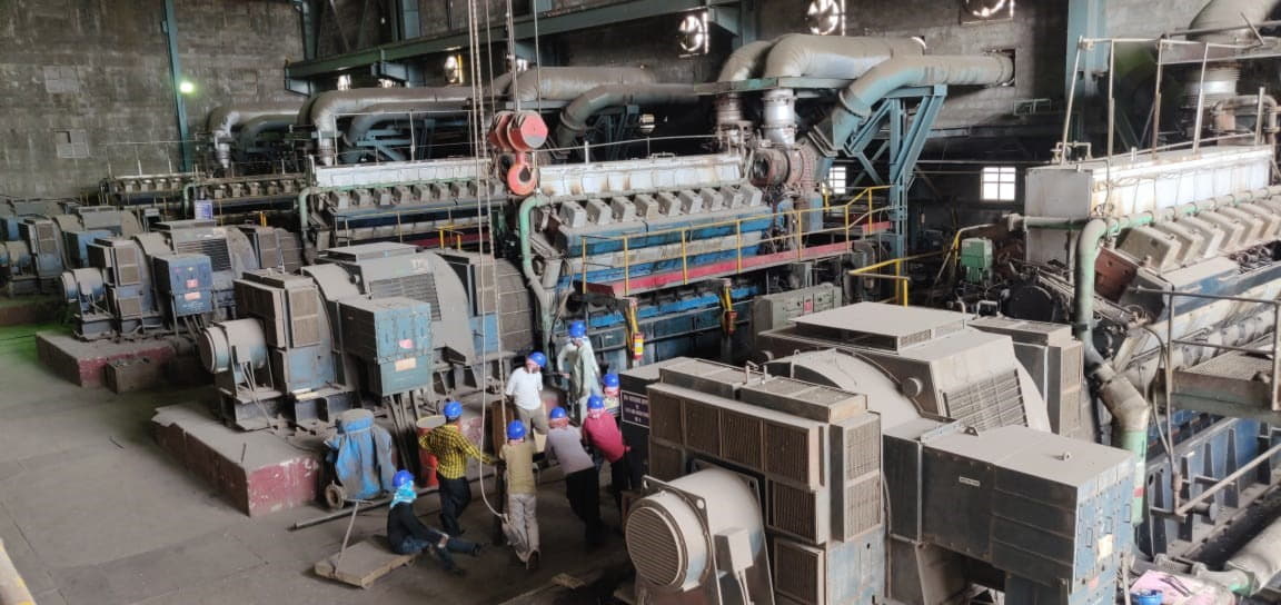 WARTSILA DIESEL GENERATOR ENGINE 18V32 - 7500 KVA