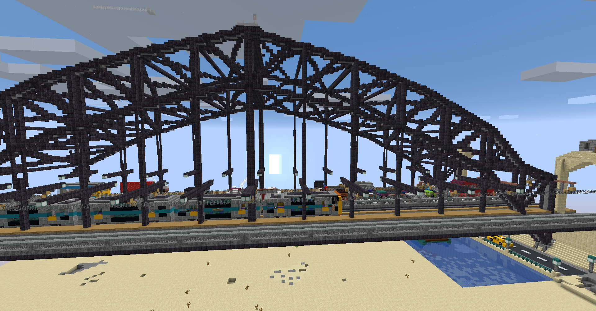 TheBritFromOz: The Minecraft Harbour Bridge