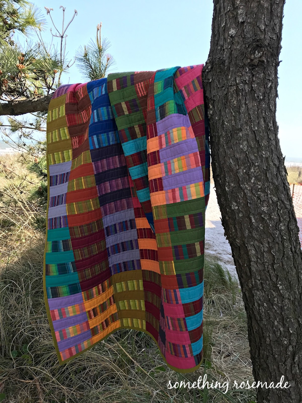 something rosemade: Kaffe Fassett Stripe Quilt: Another Ernie Quilt ...
