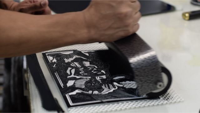 Desert Triangle Print Carpeta: Print Zero print exchange