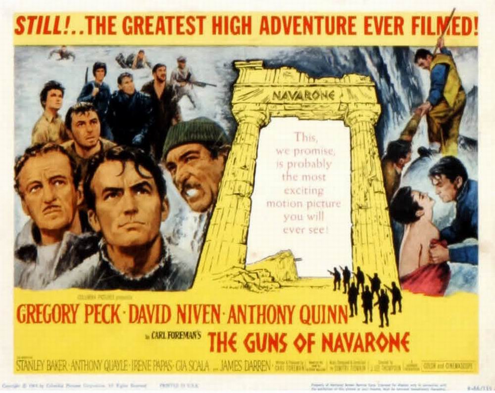 100 Years of Cinema Lobby Cards: The Guns of Navarone (1961)