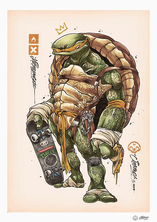 Clogtwo's "Teenage Mutant Ninja Turtles" Prints from Mighty Jaxx