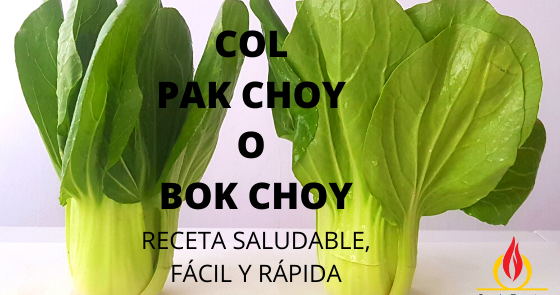 COL PAK CHOY O BOK CHOY CON QUESO AZUL