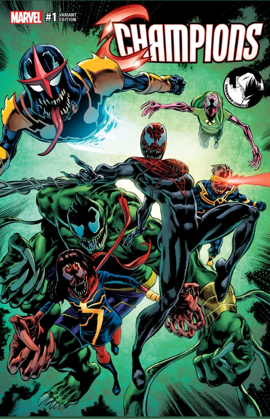 The Venom Site: champions 1 venomized variant