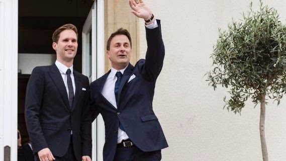 Photos from Luxembourg's Prime Minister's wedding to gay partner
