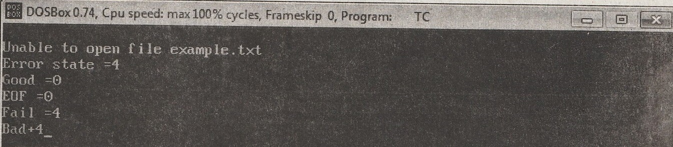 Error Handling During File Operations