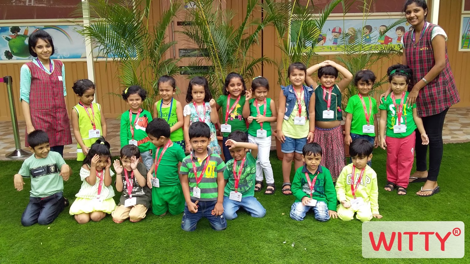 On The Top Of The World Green Day Celebration By Jr Kg Section At on-the-top-of-the-world-green-day-celebration-by-jr-kg-section-at