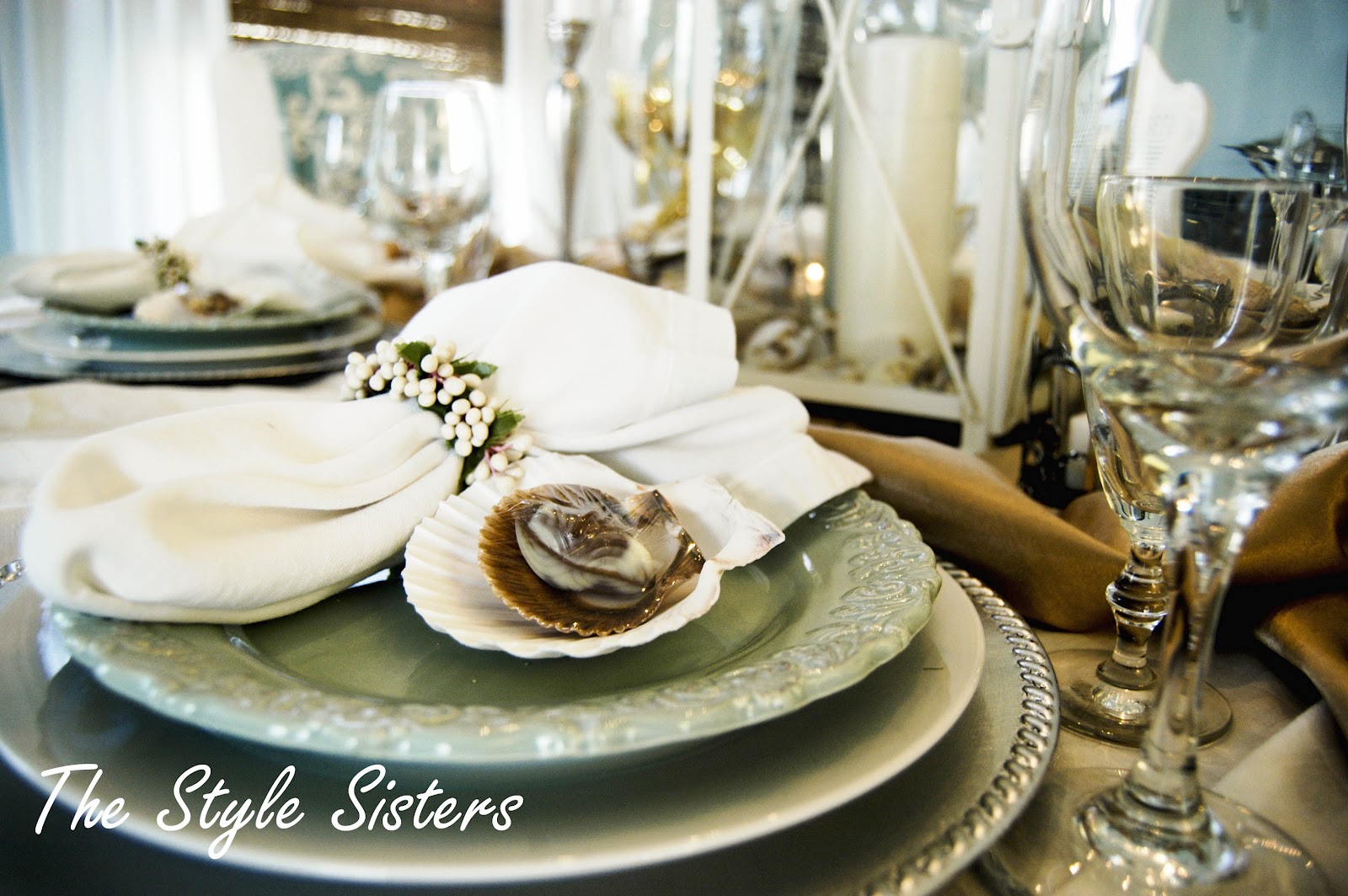 Eat Lotsa Chocolate: Sea Shell Chocolates and a Tablescape