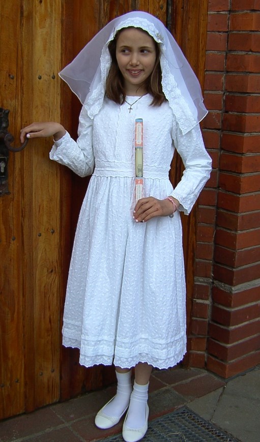Zelie's Roses : Traditional Long-Sleeved First Holy Communion Dresses