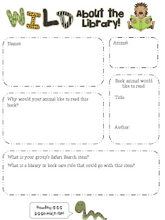 I'm All Booked: Library Lesson: Wild about Books!