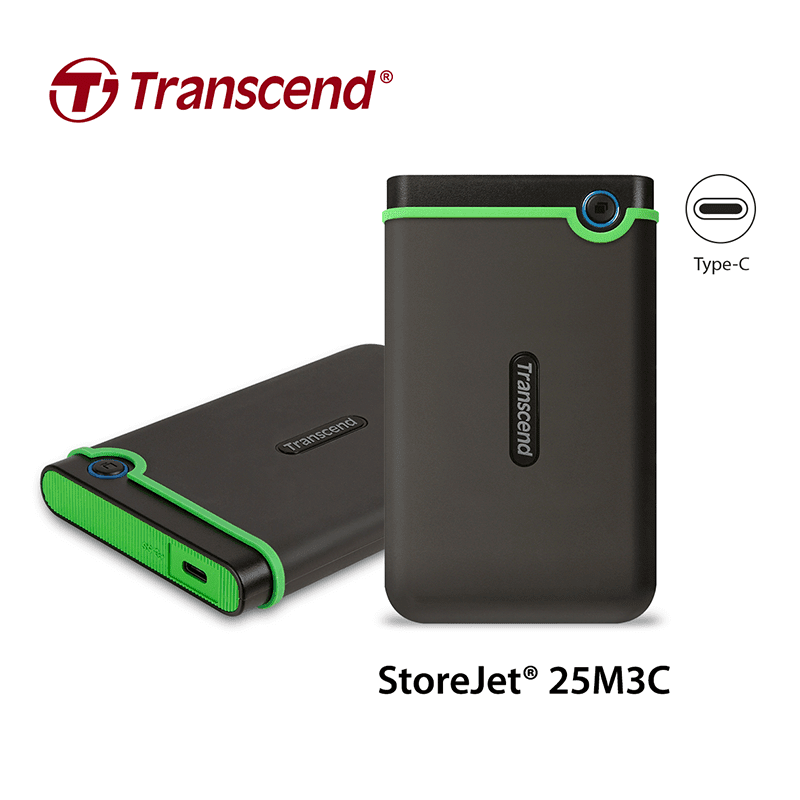 Transcend releases new USB-C 2TB rugged portable hard drive