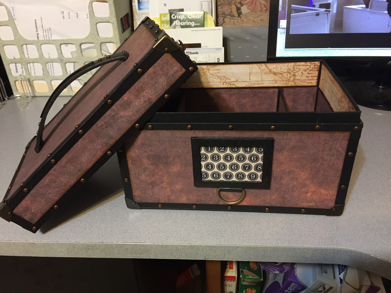 Deb's Crafty Side: Monograph Box