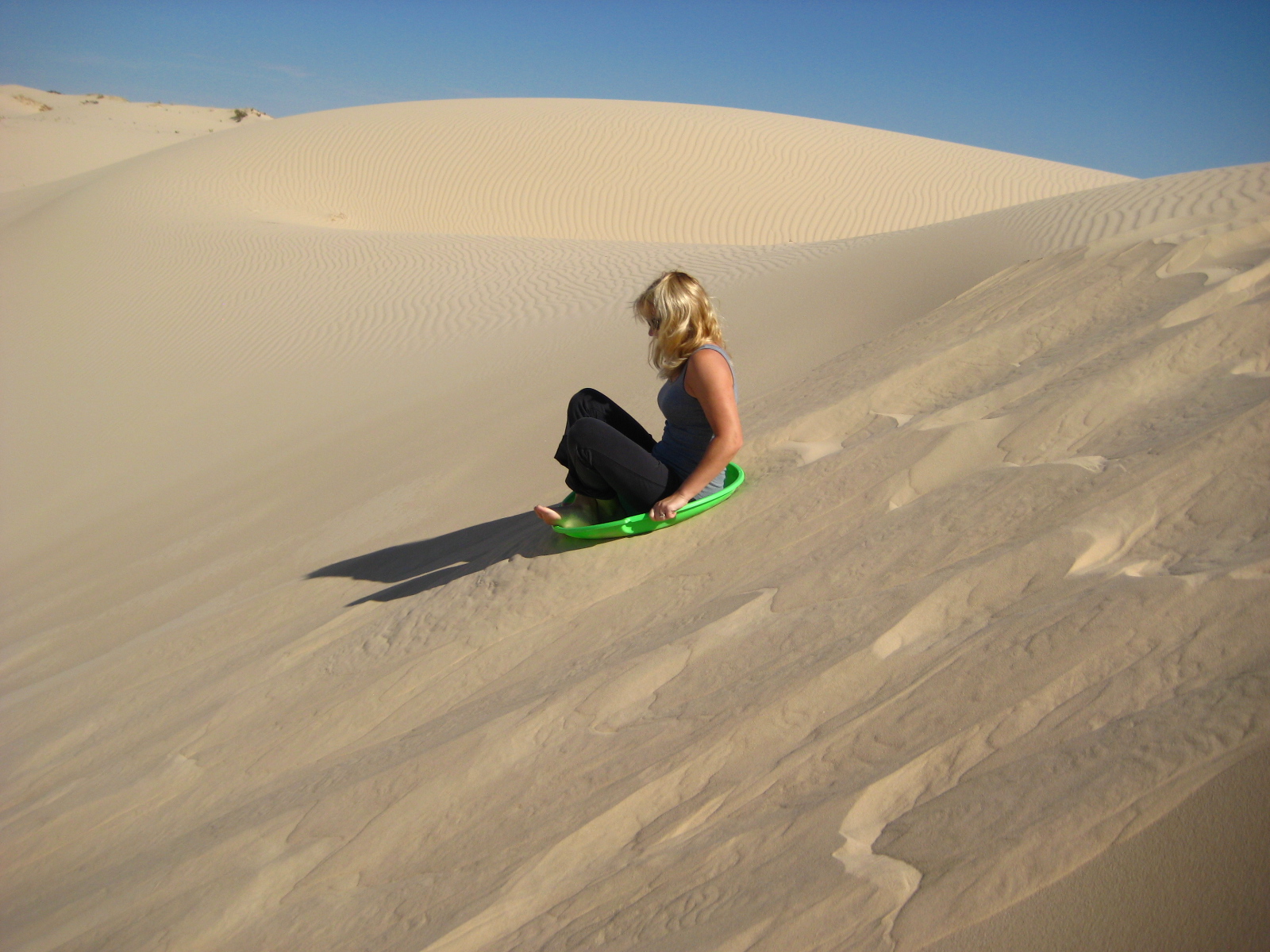 The Desert Chronicles: Paula Sand Sledding
