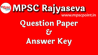 [ALL]MPSC state service previous year question paper with answers PDF