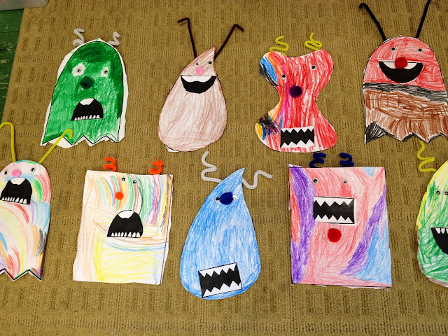 Ms. Batte's Kinderland: "The Day a Monster Came to School" Unit