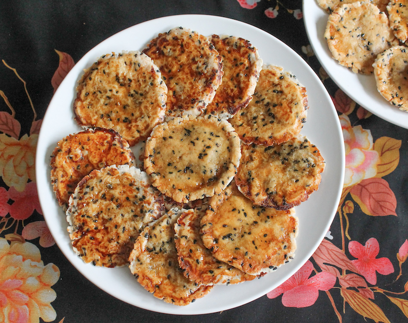 Food Lust People Love: Homemade Senbei Rice Crackers #BreadBakers