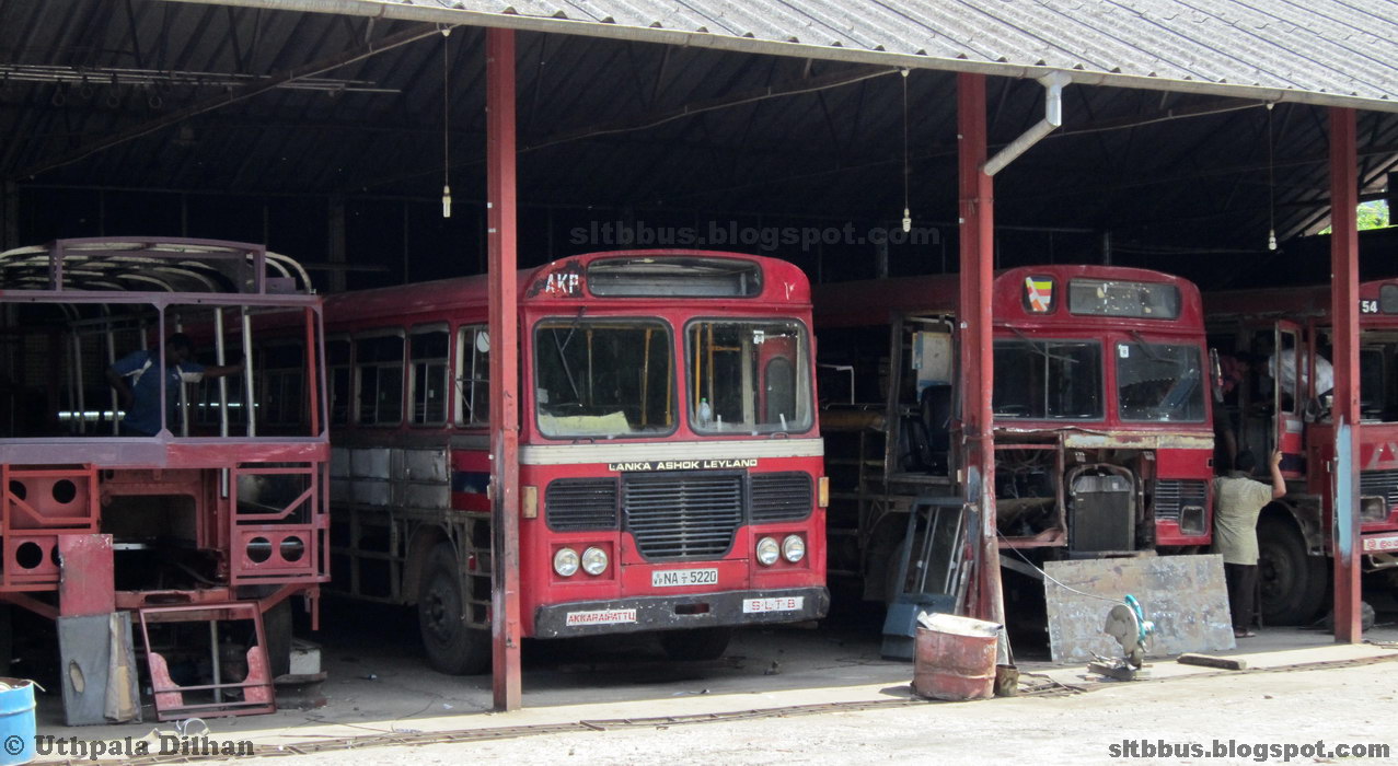 SLTB buses - ශ්‍රී ලංගම බස්: SLTB Provincial Workshop - Badulla