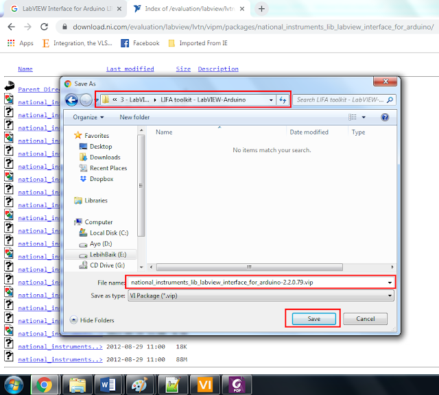 Download And Install Labview Interface For Arduino Lifa Toolkit Robotics University