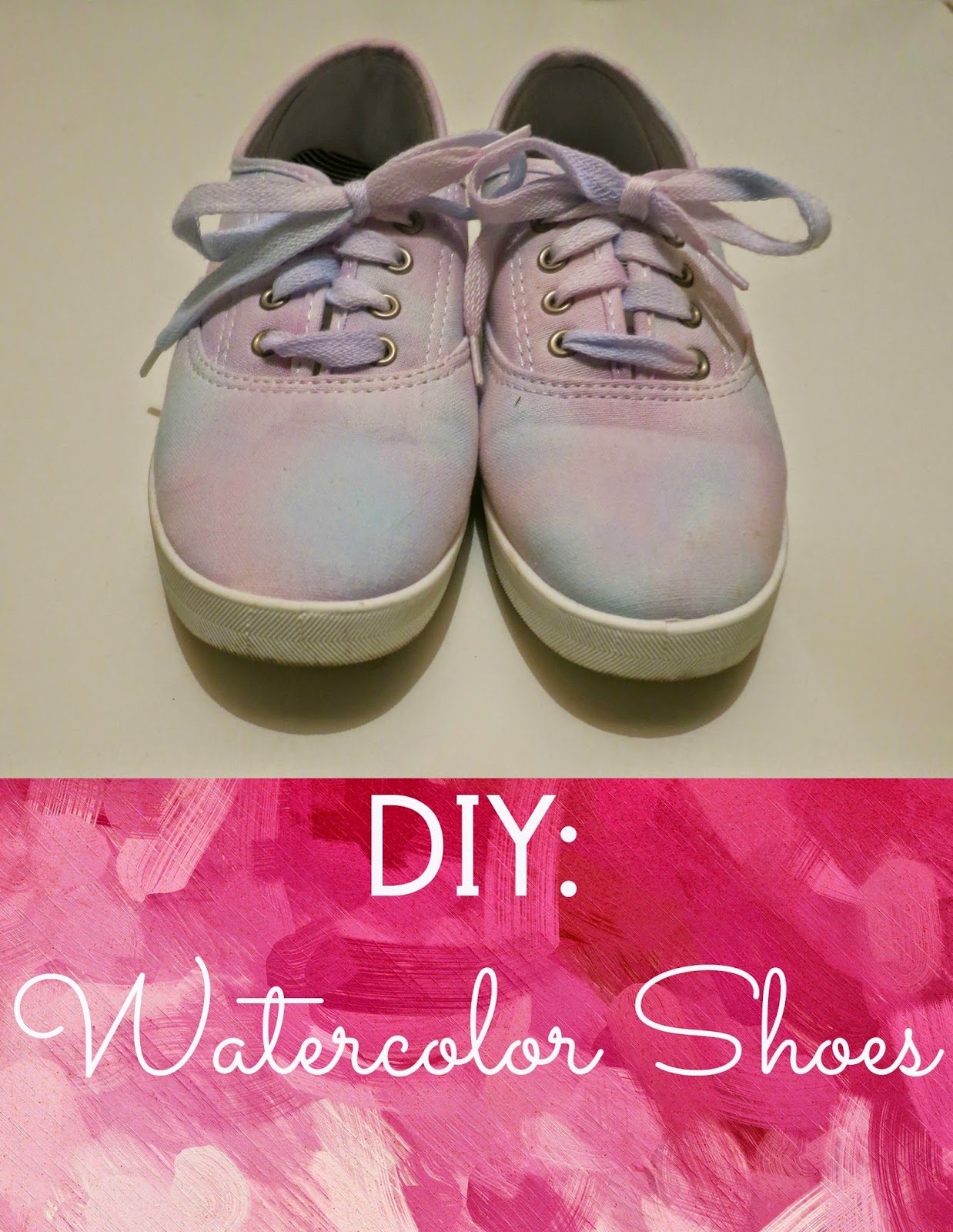 DIY: Watercolor Shoes - Strictly Kendra