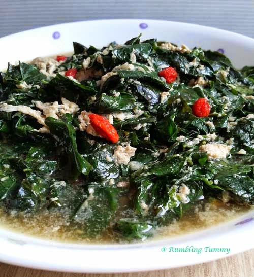 Rumbling Tummy: Mani Cai with broth 上汤马尼菜