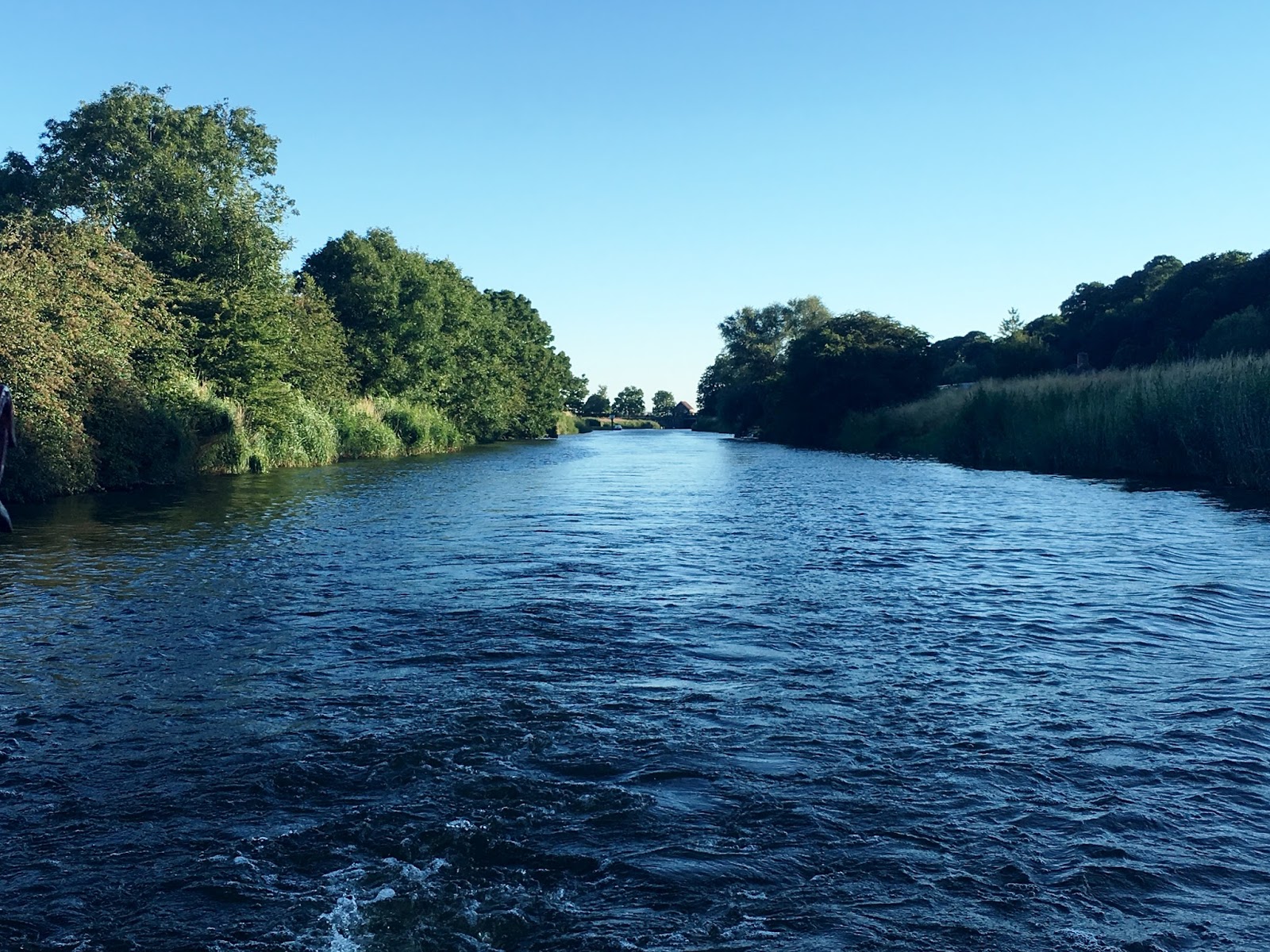 Cruising the River Rother with plenty of champagne...