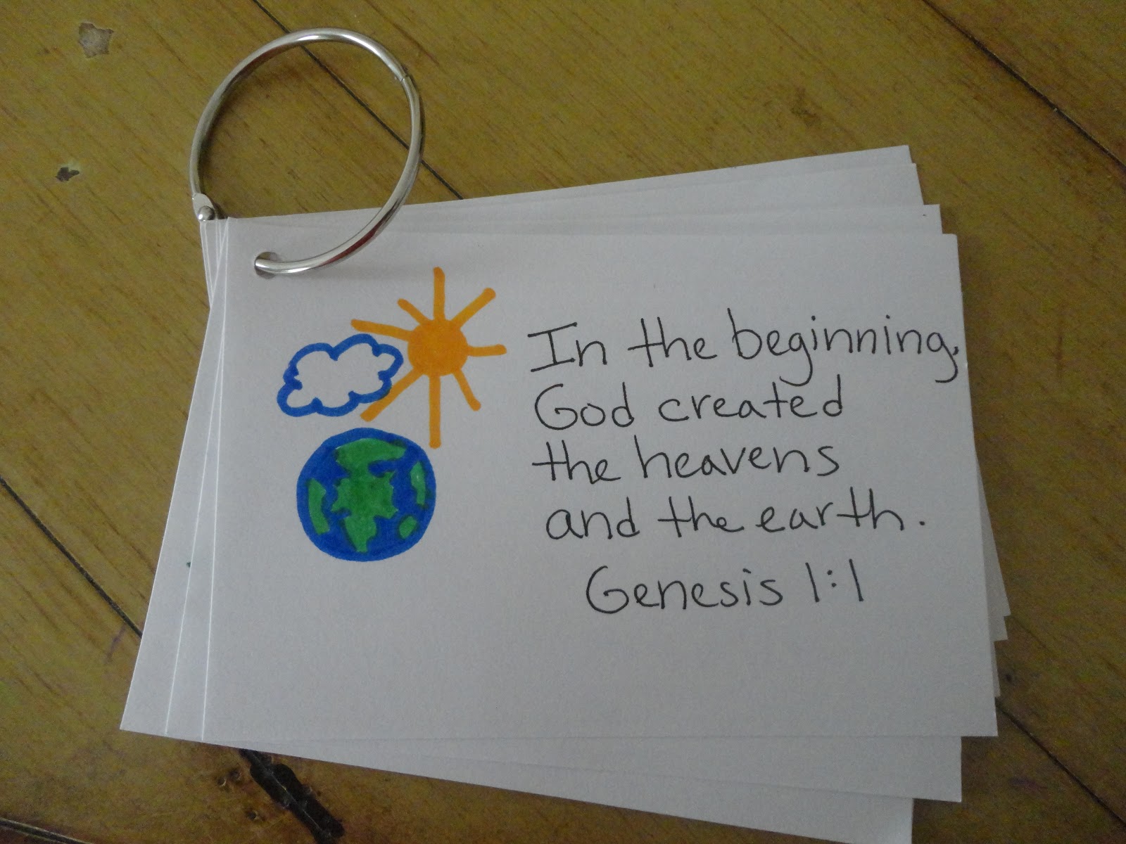 Tiny Hearts Blog: Lesson 9: Creation, Days 4 - 7