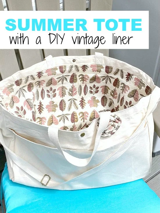 How to Make a Liner for a Summer Tote