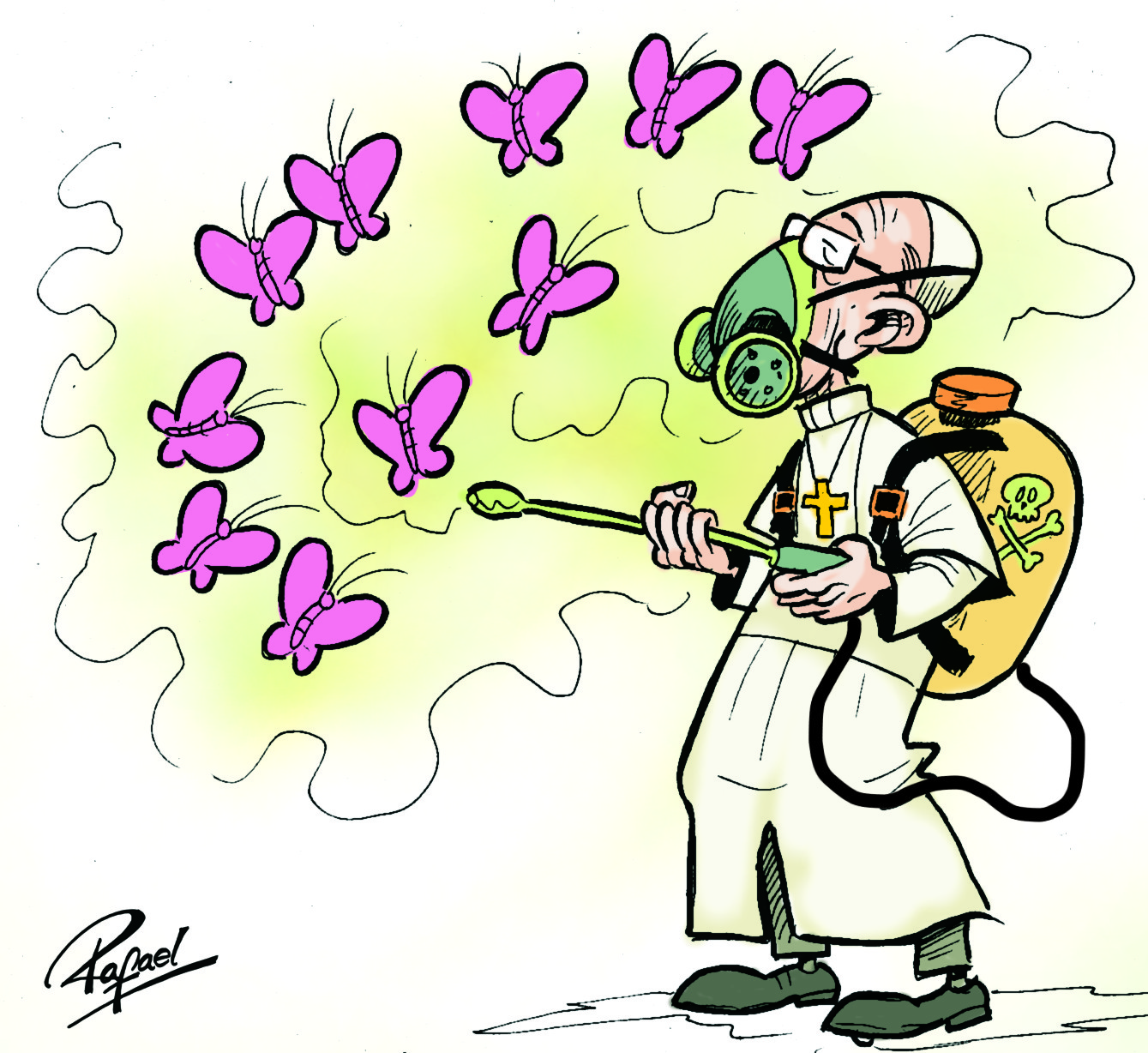 LOS GARABATOS DE RAFO: fumigando la casa