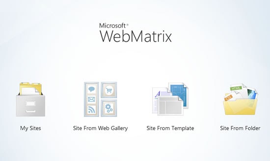 MICROSOFT WEBMATRIX CREAR SITIOS WEB NUNCA FUE TAN FACIL Y GRATIS | NETCENTERSV