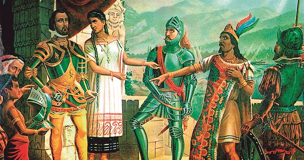 Encuentro de los descendiente de Moctezuma y Cortés