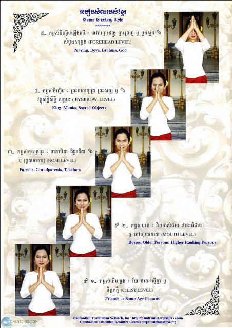 Sampeah – The Cambodian way to greet in khmer - Foxvdo