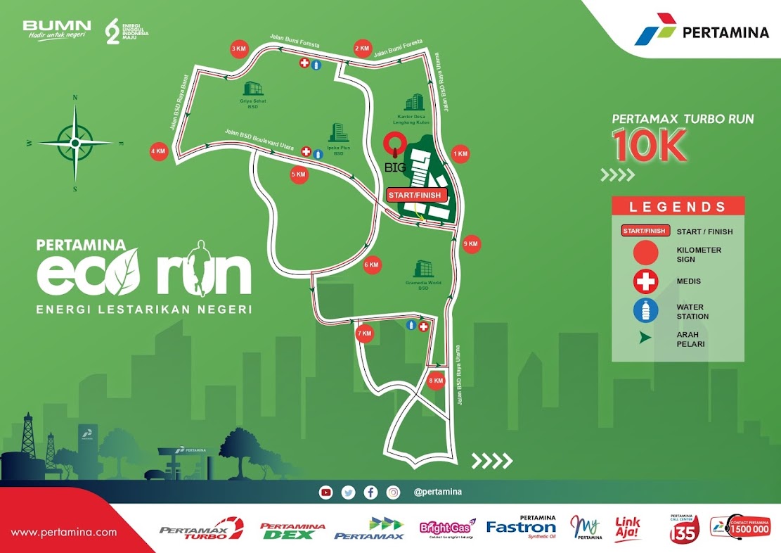 Pertamina Eco Run • 2019 – LariKu.info