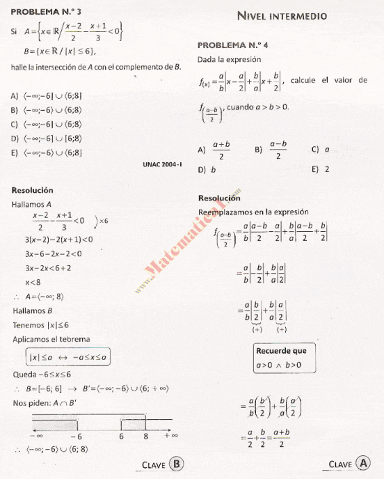VALOR ABSOLUTO EJERCICIOS RESUELTOS PDF