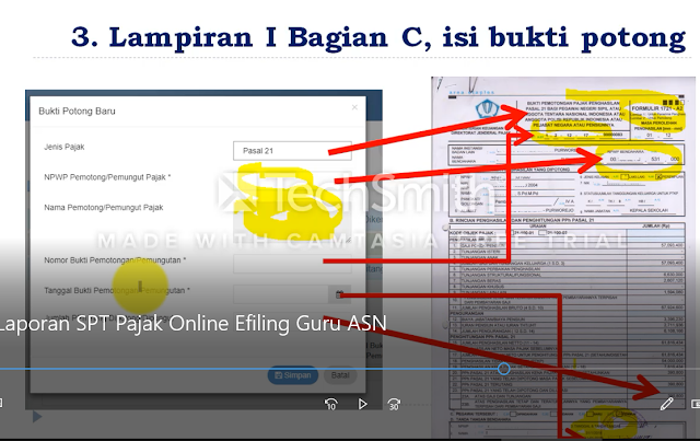 Cara Mudah Laporan SPT Pajak Online Efiling - tasADMIN