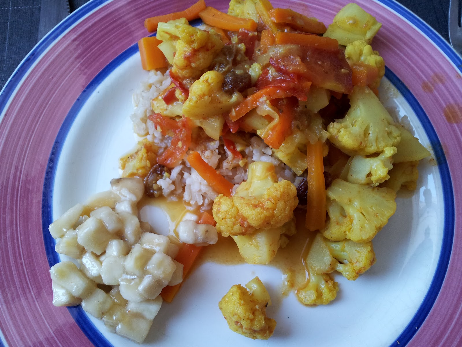 Madlaboratoriet: Blomkålscurry med ris og banan-relish