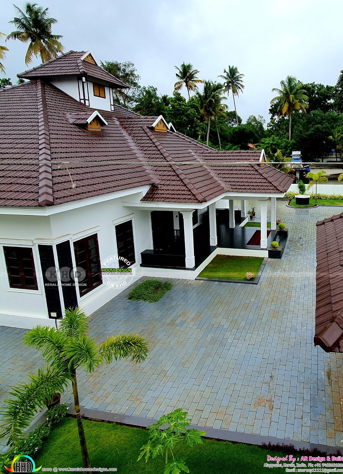 Finished house at Alappuzha, Kerala - Kerala Home Design and Floor ...