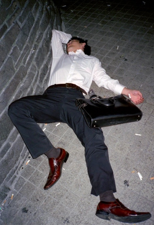 Nag on the Lake: Photos of Overworked Japanese Employees