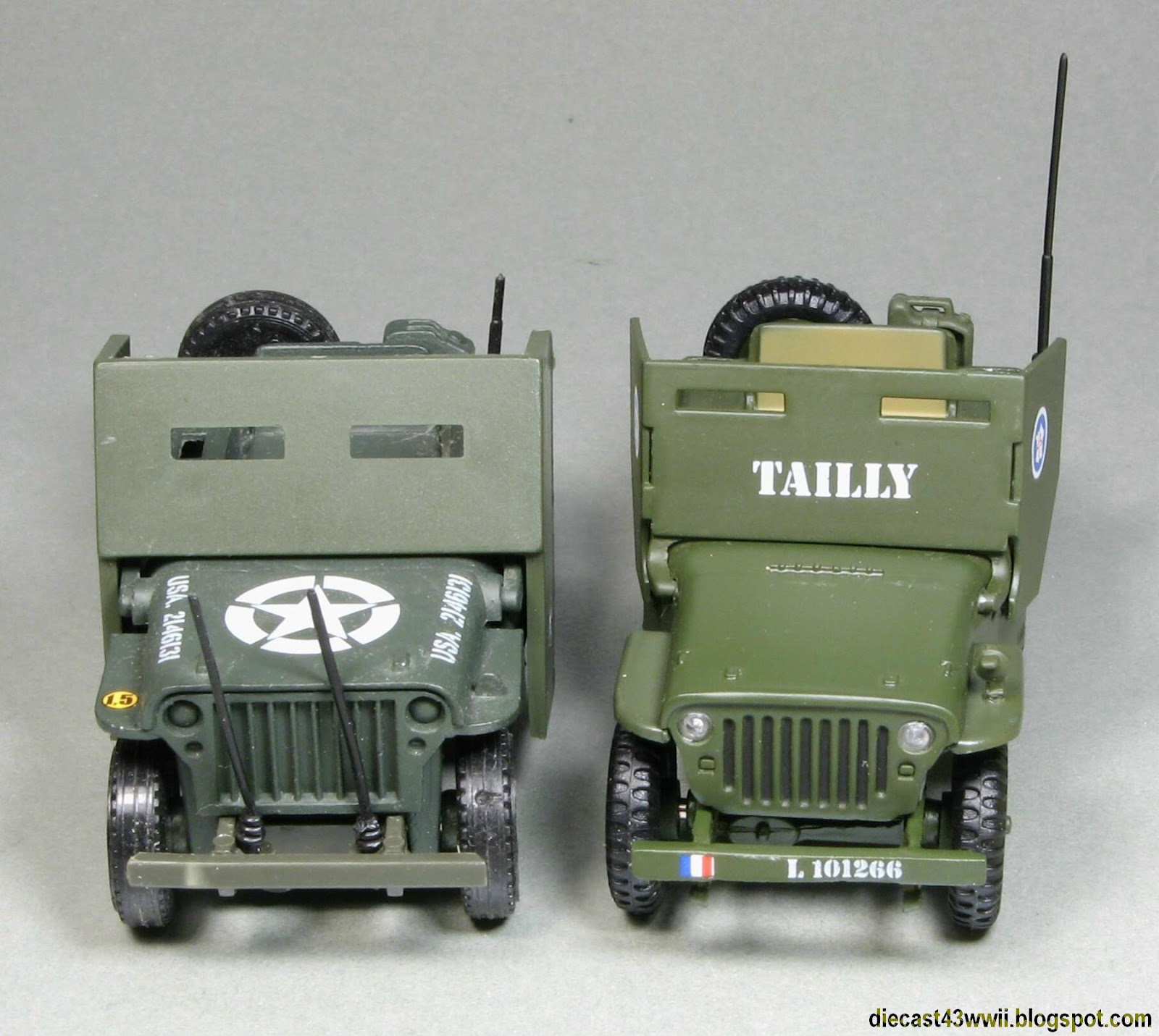 Military scale models: Jeep Willys Armoured Car. Victoria