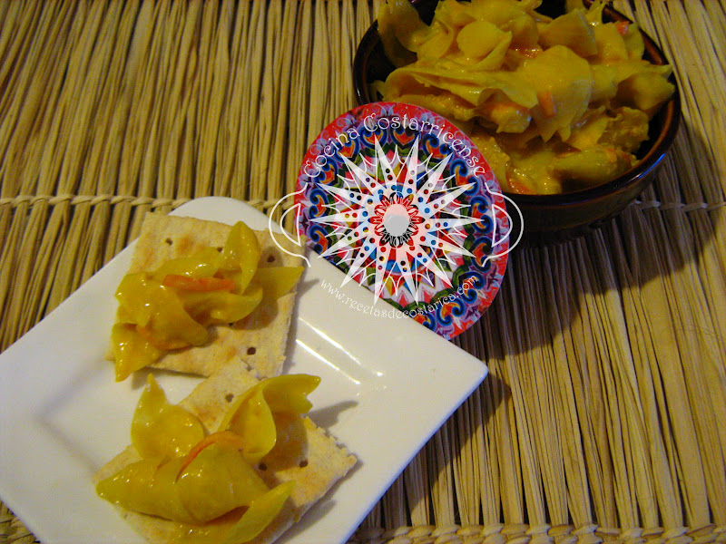 Cocina Costarricense: flor de itabo con mostaza