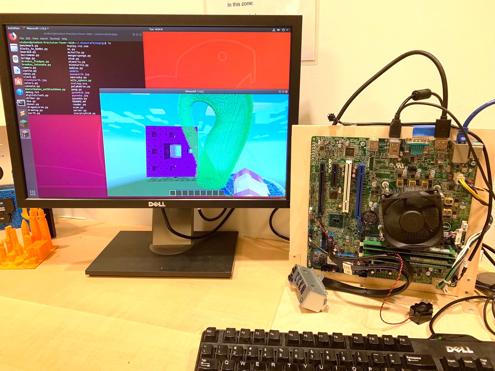 Open Blackboard Minecraft With Python RaspberryJam Mod On Linux open-blackboard-minecraft-with-python-raspberryjam-mod-on-linux